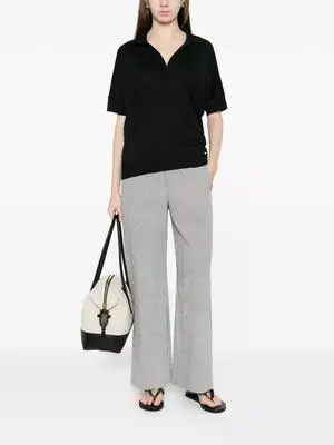 VIA MASINI 80 Check Trousers
