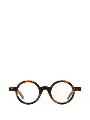 AUDE HEROUARD Raymonde Round-frame Glasses - Brown