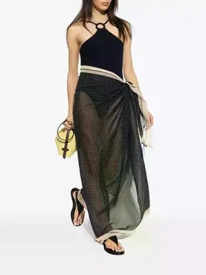 Balmain Logo-patterned Sarong
