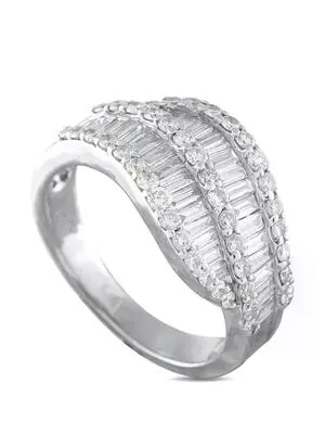 LB EXCLUSIVE 1.33ctw Diamond 18k White Gold Ring