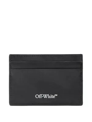 Off-White Logo-print Leather Card Case