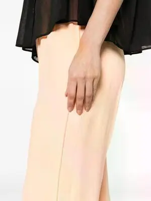 FORTE_FORTE Elastic-waist Trousers - Orange