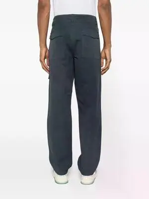 Stone Island Cotton Cargo Trousers - Blue