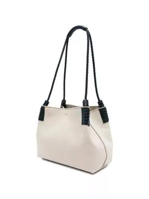 Etro Logo Braided Shoulder Bag - Neutrals