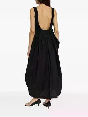 RÓHE V-neck Maxi Dress - Black