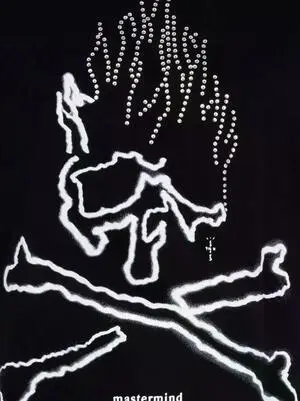 TRAVIS SCOTT X Mastermind Skull Cactus Jack Crew Neck T-shirt