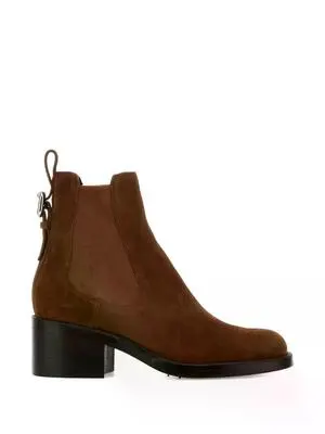Chloé Dakota Buckle-detail Suede Ankle Boots