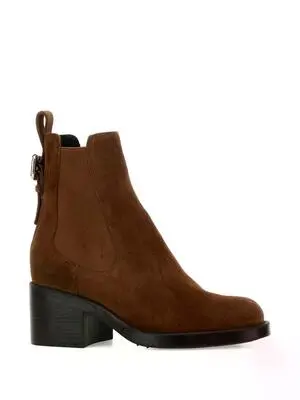 Chloé Dakota Buckle-detail Suede Ankle Boots