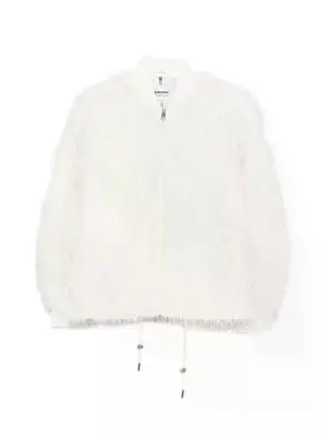 SWORD 6644 Fringed Bomber Jacket