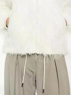 SWORD 6644 Fringed Bomber Jacket