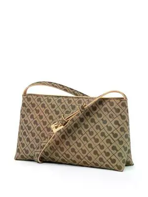 GHERARDINI Leather Half Moon Shoulder Bag