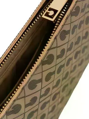 GHERARDINI Leather Half Moon Shoulder Bag