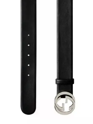 Gucci Interlocking-logo Buckle Belt