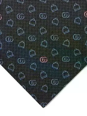 Gucci Gg Logo-pattern Standard Tie