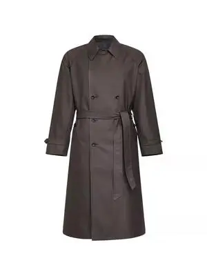 Giorgio Armani Double-breasted Belted Coat