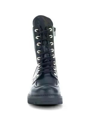 Gabor Leather Combat Boots