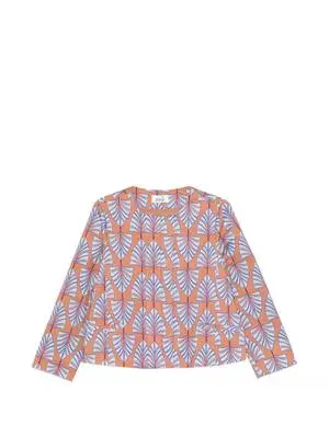 NIU Leaf-print Bolero