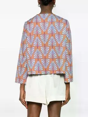 NIU Leaf-print Bolero
