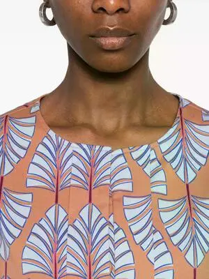 NIU Leaf-print Bolero