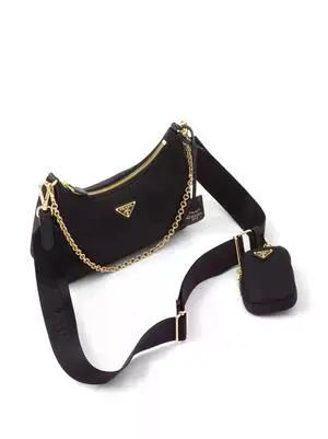 Prada Re-edition 2005 Re-nylon Shoulder Bag - Black