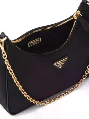 Prada Re-edition 2005 Re-nylon Shoulder Bag - Black