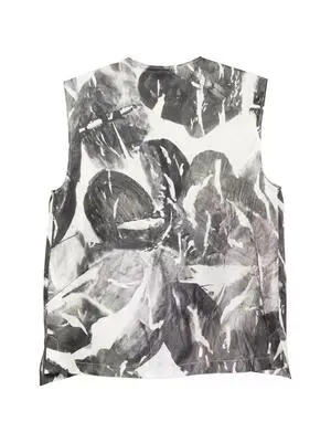 ALYSI Printed Buttoned Top