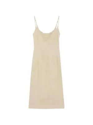ALYSI Spaghetti-strap Midi Dress - Neutrals
