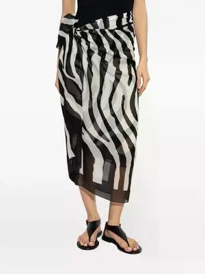 Balmain Zebra-print Sarong