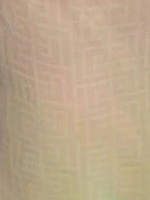 Balmain Geometric-print Sarong - Neutrals