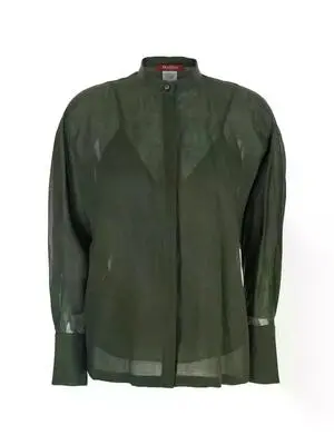 Max Mara Long-sleeved Cotton Shirt
