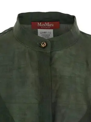 Max Mara Long-sleeved Cotton Shirt