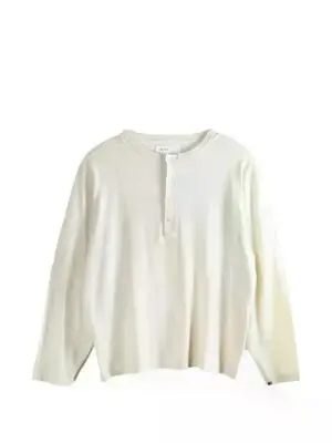 Extreme Cashmere Buttoned Sweatshirt - Neutrals