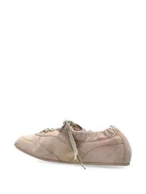 Agl Sueded Lace-up Sneakers - Pink