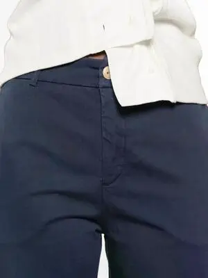 40WEFT Thea Zip-up Straight Trousers - Blue