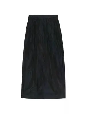 CO.GO Belt-loop Maxi Skirt - Blue