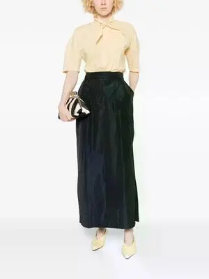 CO.GO Belt-loop Maxi Skirt - Blue