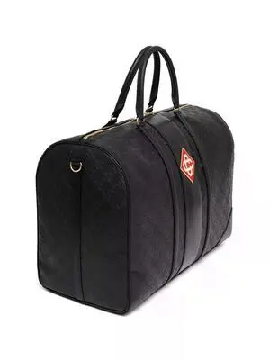 Casablanca Embossed Duffle Bag - Black