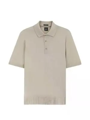 BOSS Knit Polo Shirt In Virgin Wool