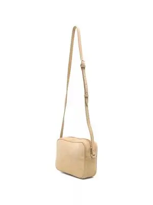 Patrizia Pepe Logo-plaque Suede Cross Body Bag