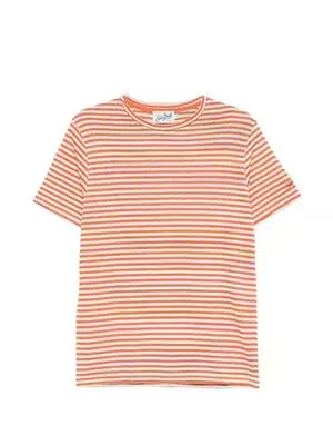 MC2 SAINT BARTH Dover Striped T-shirt - Orange