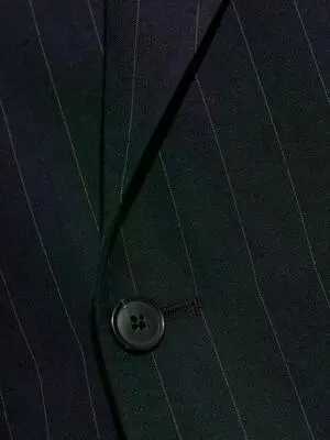 Paul Smith Pinstripe Double-breasted Blazer - Blue