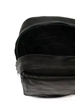 Yohji Yamamoto Scratch Leather Messenger Bag