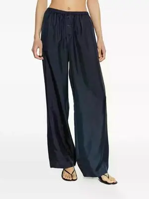 RÓHE Silk Trousers - Blue