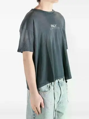 PALY Distressed Logo-print Cotton T-shirt