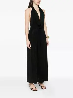 AYA MUSE Halterneck Maxi Dress - Black