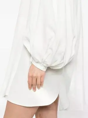 MARRAKSHI LIFE Balloon Sleeve Dress - White