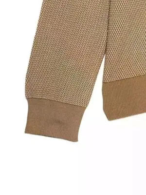 PIACENZA CASHMERE 1733 Patterned Crewneck Sweater