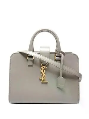 Saint Laurent 2000s Cabas Leather Tote Bag