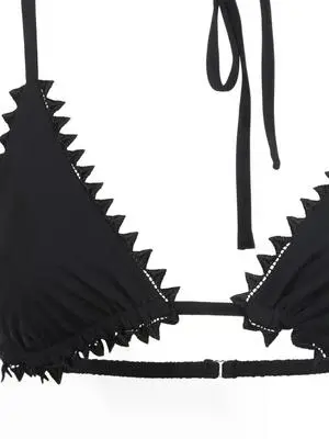Jacquemus Le Picot Bikini Top - Black