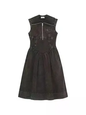 Ganni Zip Up Day Dresses